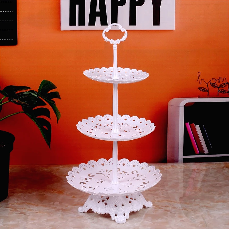 Tableware 3-Layer Kitchen Fruit Bowl Stand Creative Nordic Style Snack ...