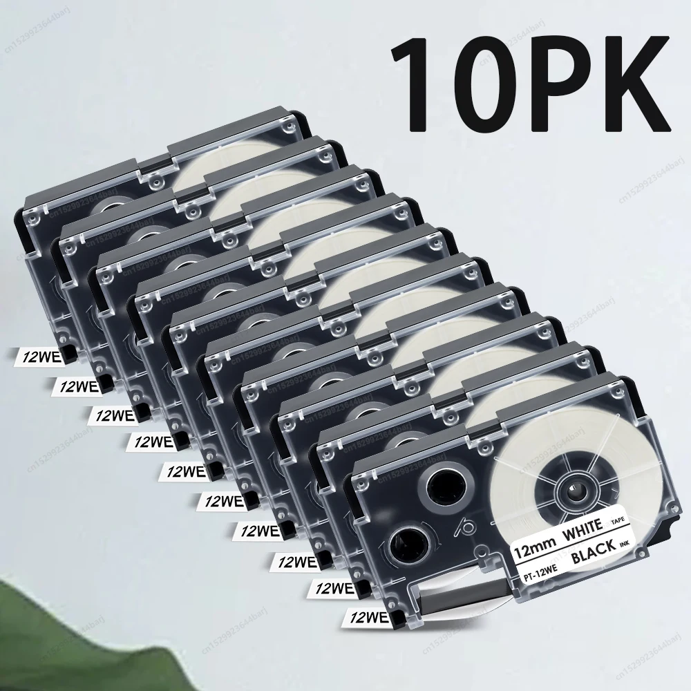 3/5/10Pcs Compatible with Casio Refills XR12WE XR-12WE KL-60 Label ...