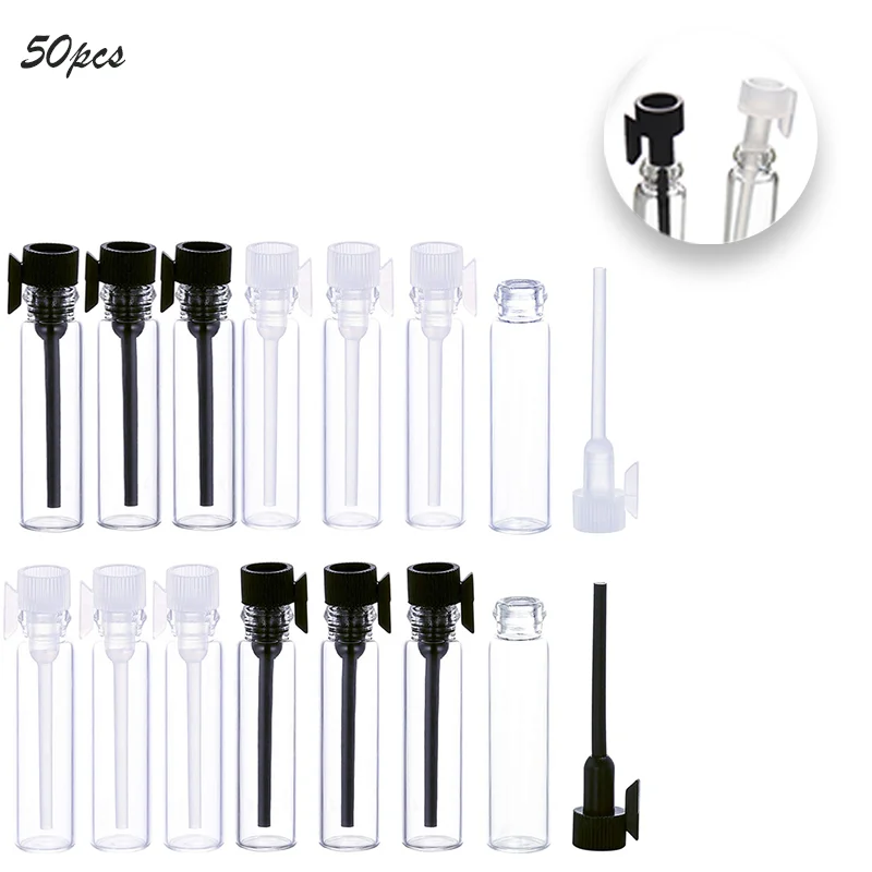 50Pcs1-2-3ml-Perfume-Sample-Bottles-No-Leaking-Vials-Travel-Perfume ...