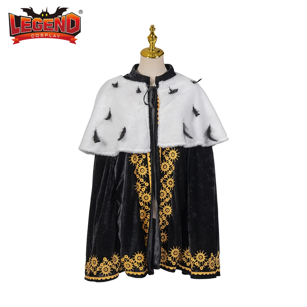 King-George-Hamilton-Cosplay-Costume-Cloak-Black-Medieval-Royal-King ...
