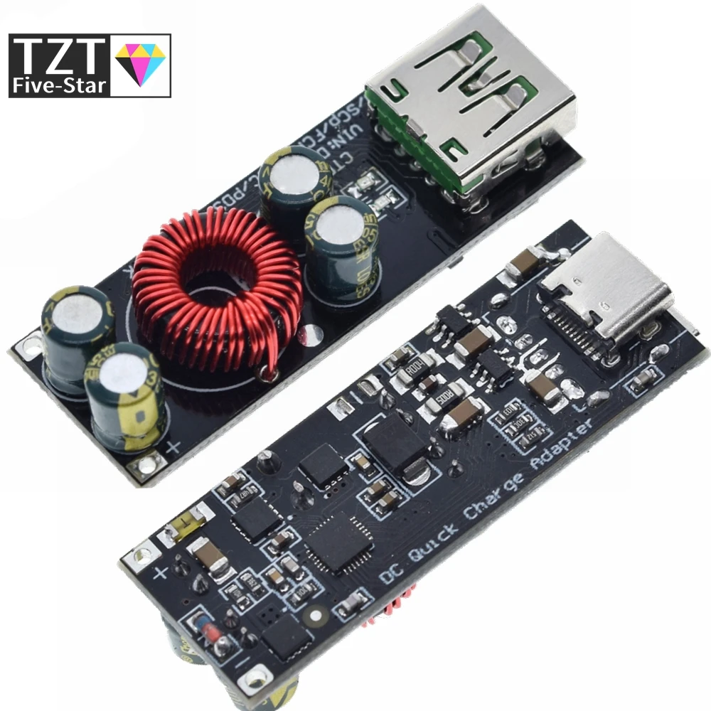 QC4.0 QC3.0 USB Type C Mobile Phone Quick Charge Adapter 6 35V Step ...