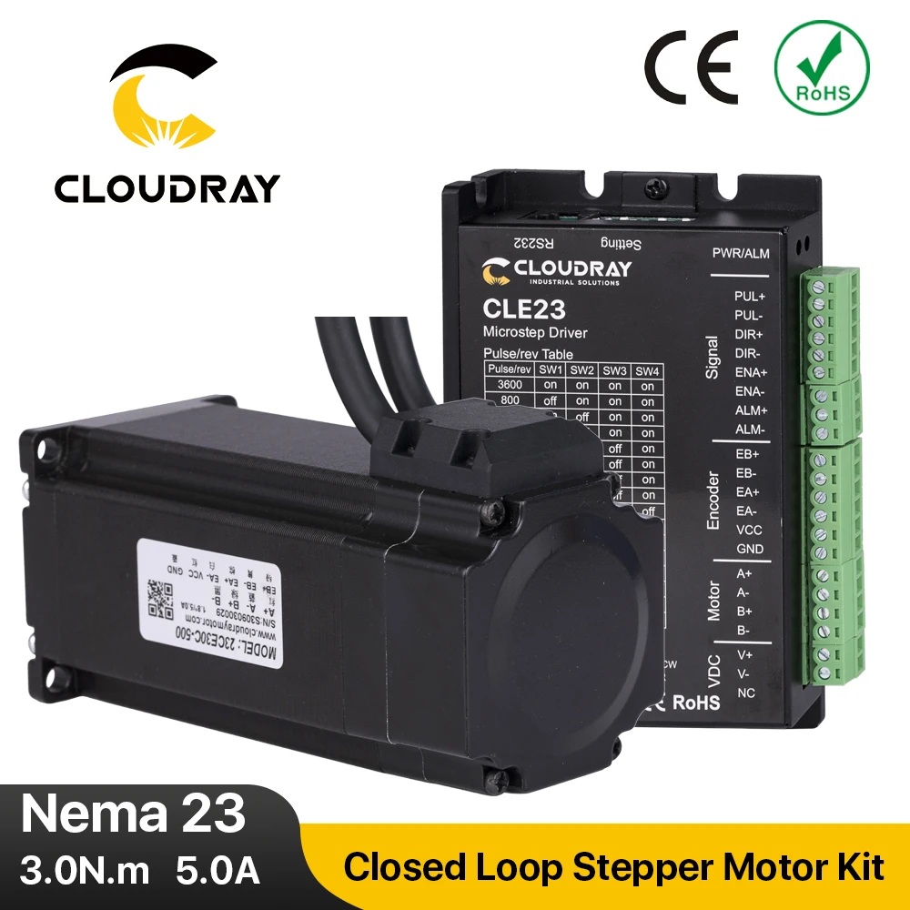 Stepper Motors Nema 23 Closed Loop | Easy Driver Stepper Motor Driver ...