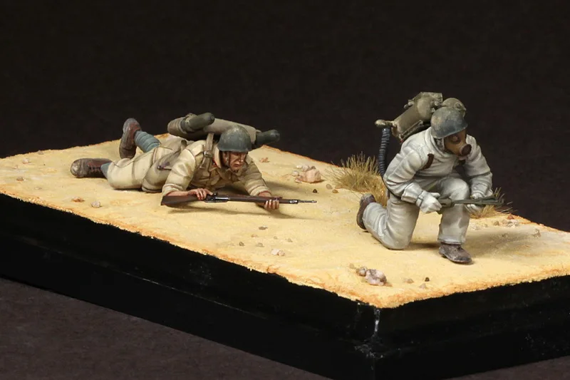 1/35 Resin Model Figure GK ,2 Figure , Unassembled and unpainted kit ...