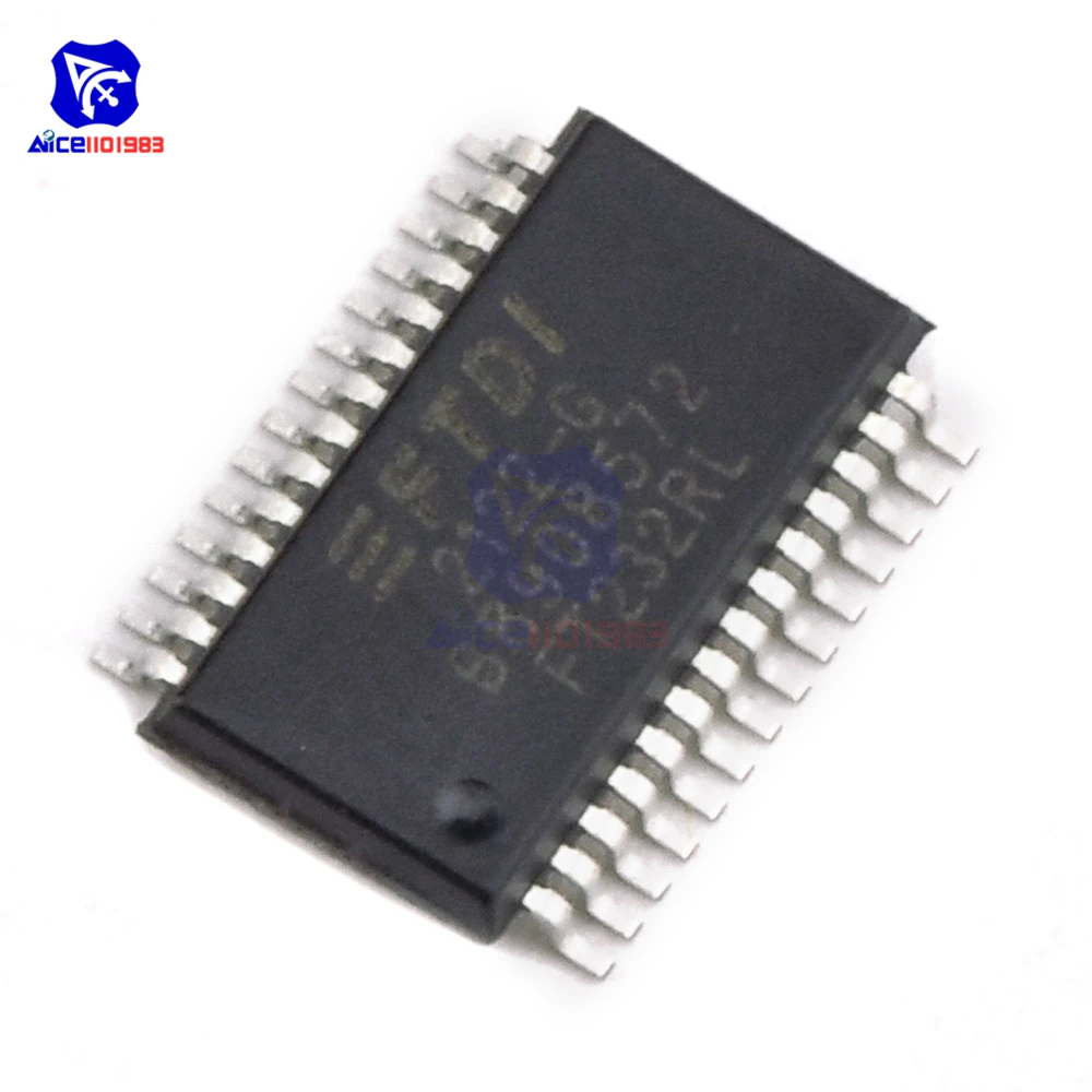 5PCS 100% original SSOP-28 FTDI FT232RL FT232 USB A UART SERIE IC NEW ...