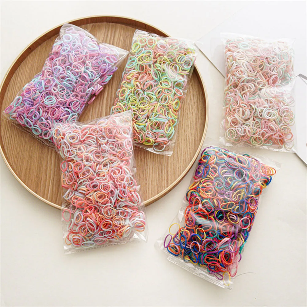 1000pcs-bag-Rubber-Band-For-Baby-Girls-Elastic-Hair-Bands-Children ...