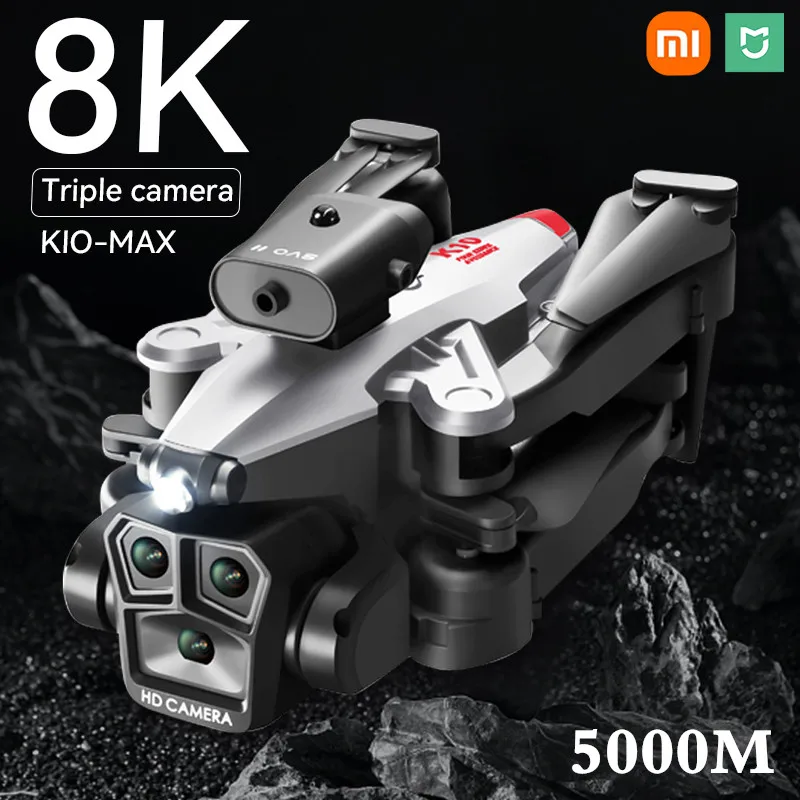 For Xiaomi K10Max Drone 8K Professinal Three Camera Intelligent Optical ...