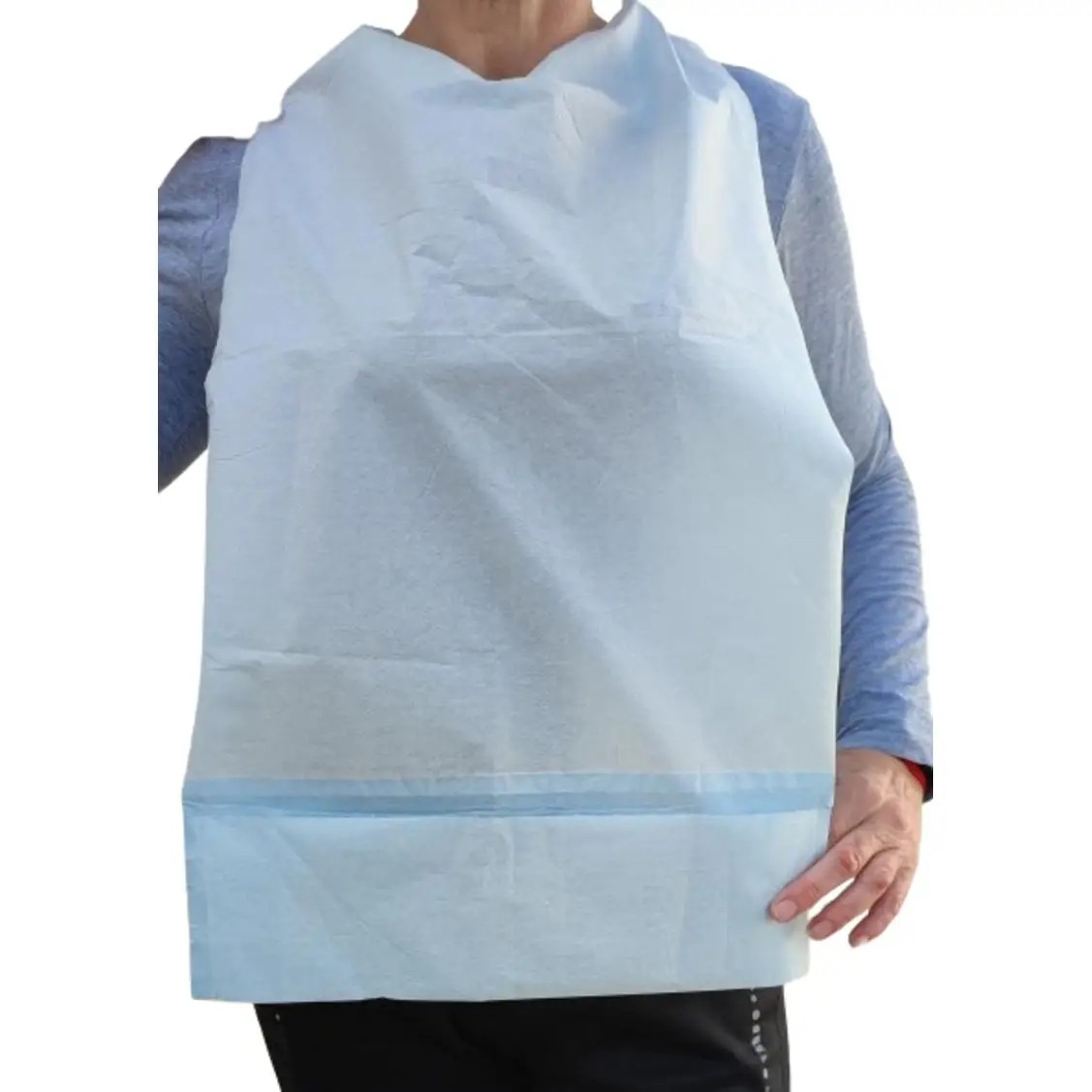 Disposable-bib-125-units-waterproof-with-pocket-with-ribbons-special ...