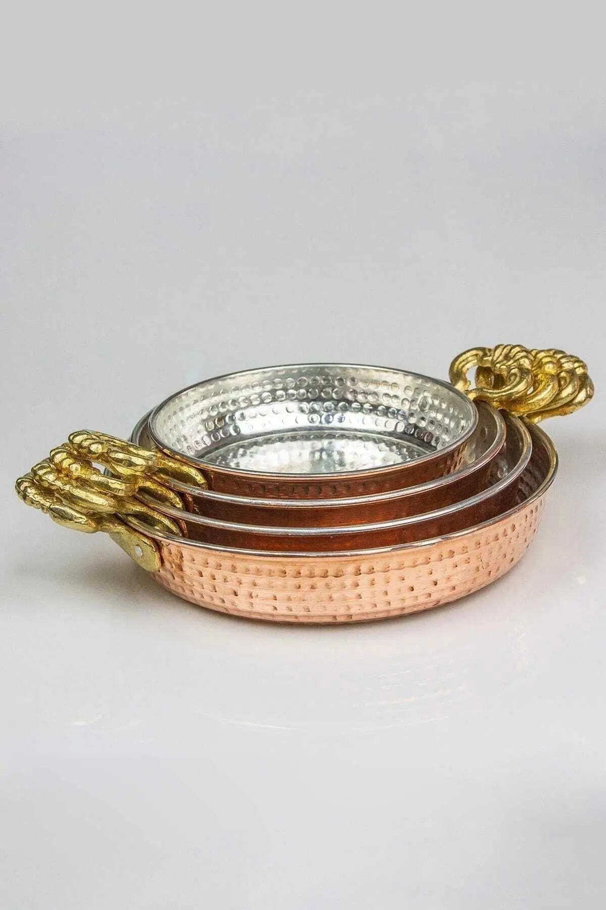 Metal-3-l-Copper-Pan-Sahan-Frying-Pot-Pan-Thickened-Omelette-Pan-Egg-G ...