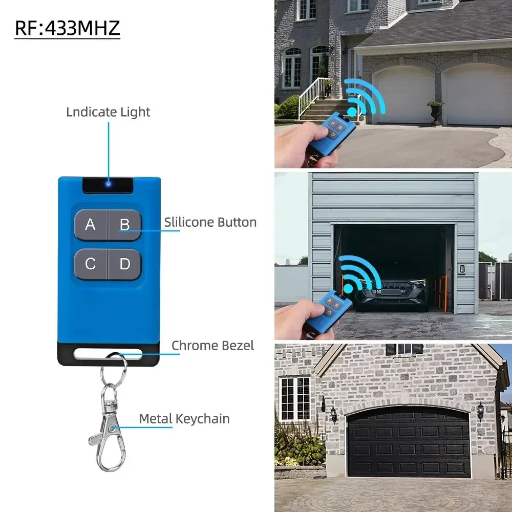 Garage Door Opener Replication Universal 433mhz Replication Garage Flap ...