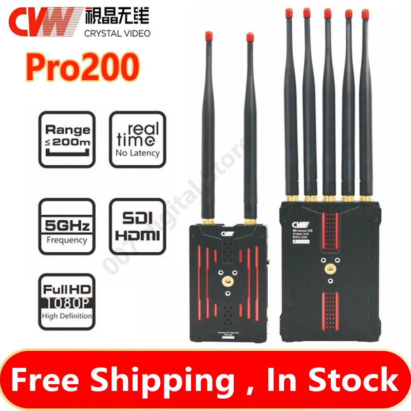 CVW-Pro200-200m-Wireless-HD-Video-Transmission-System-5GHz-SDI-HDMI ...