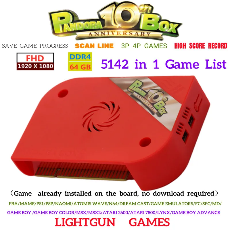 Pandora-Box-Kit-de-Arcade-com-Light-Guns-2023-5142-em-I-Games-Suporta ...