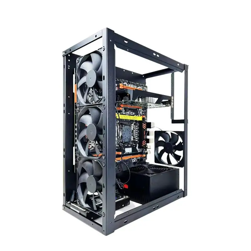 DIY-Computer-Motherboard-Case-Rack-Aluminum-Frame-Chassis-Cooling-Rack ...