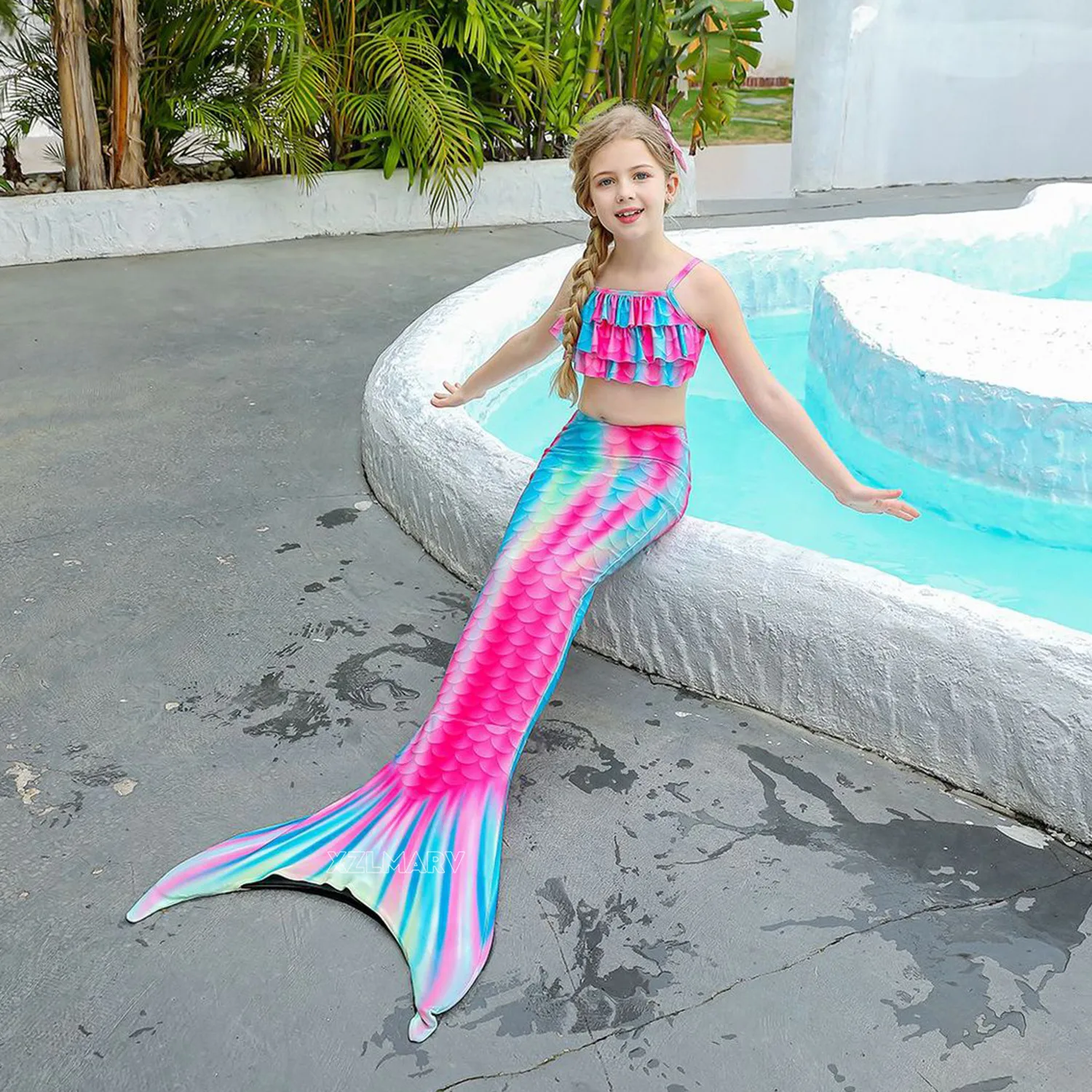 Mermaid Tail Costume Swimmable