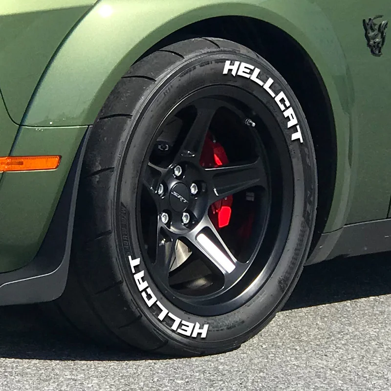 8-PCS-For-4-Tire-Car-Wheel-Stickers-HELLCAT-In-One-Piece-3D-Tire ...