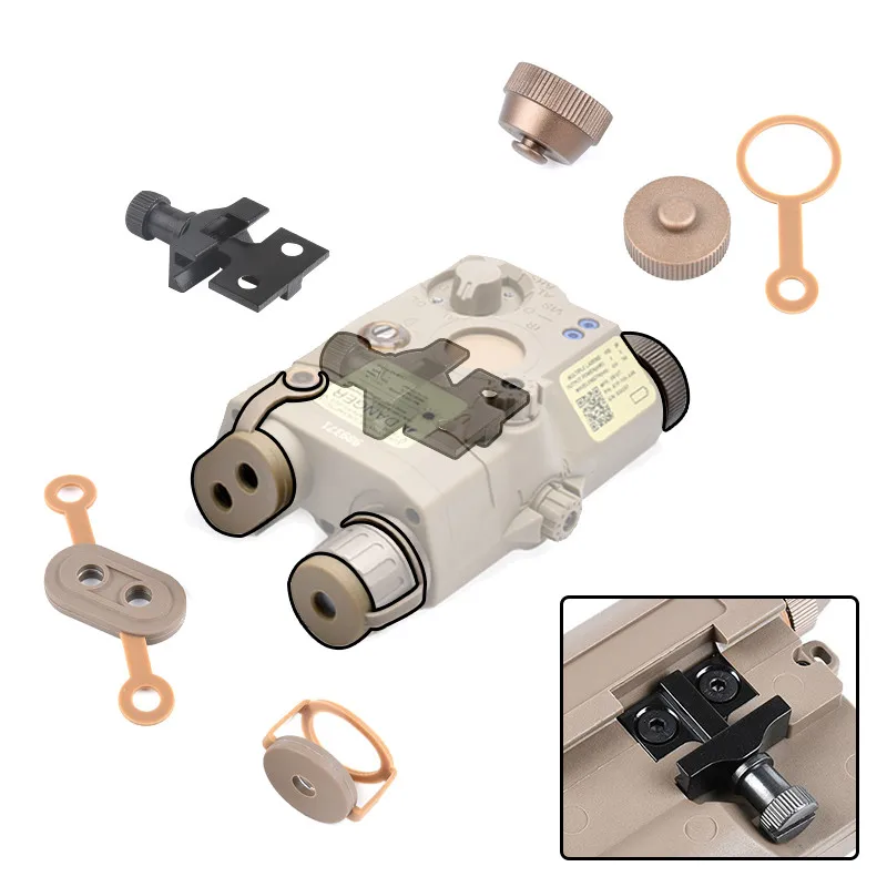 Tactical PEQ15 PEQ-15 Laser Spare Replace Base Front Lamp Cover Battery ...