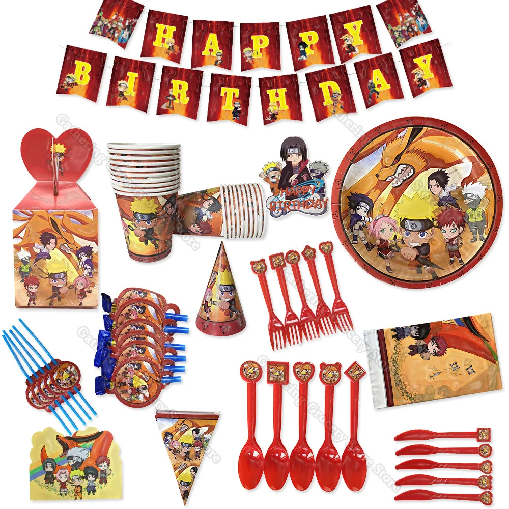 Naruto-Sasuke-Children-Adult-Birthday-Party-Supplies-Foil-Latex-Ballon ...