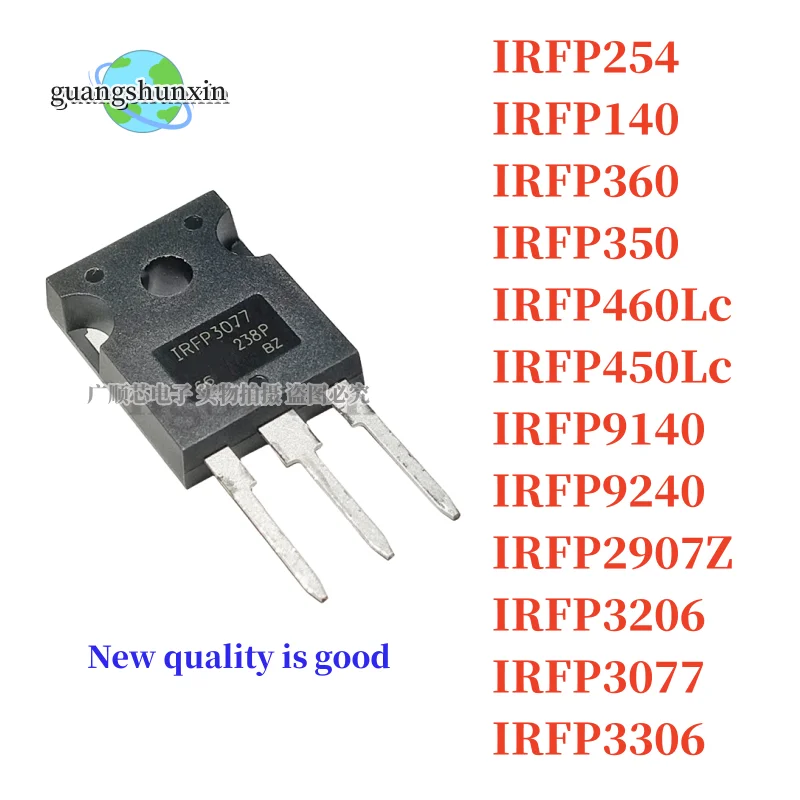 5pcs-New-IRFP254-IRFP140-IRFP360-IRFP460LC-IRFP450LC-IRFP9140-IRFP9240 ...