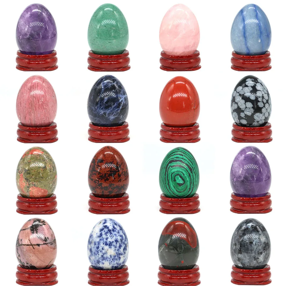 30x40mmNatural-Crystal-Stone-Yoni-Egg-Polished-Amethyst-Quartz-Healing ...