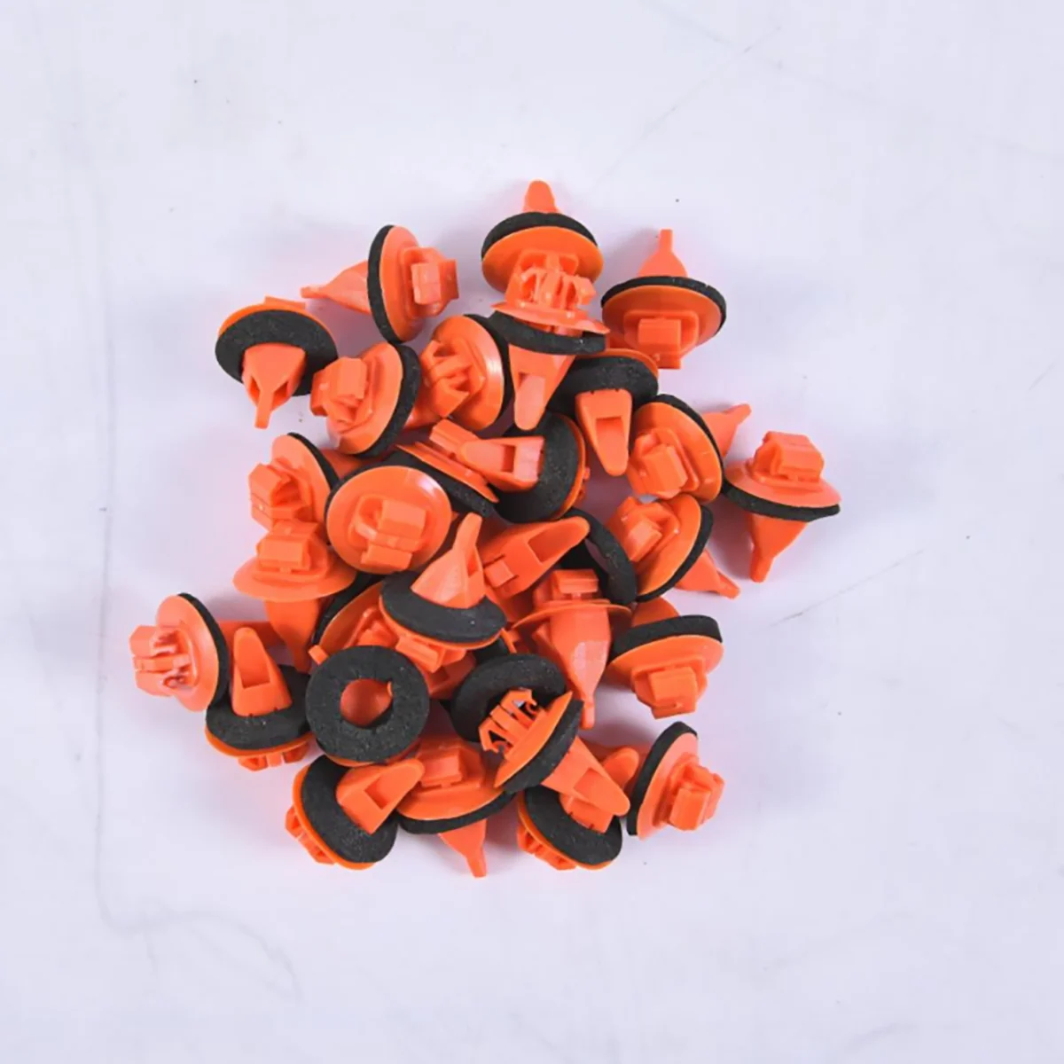 50 PCS Orange & Blue Nylon Trim Moulding Clip 75395-35070 & 75396-35020 ...