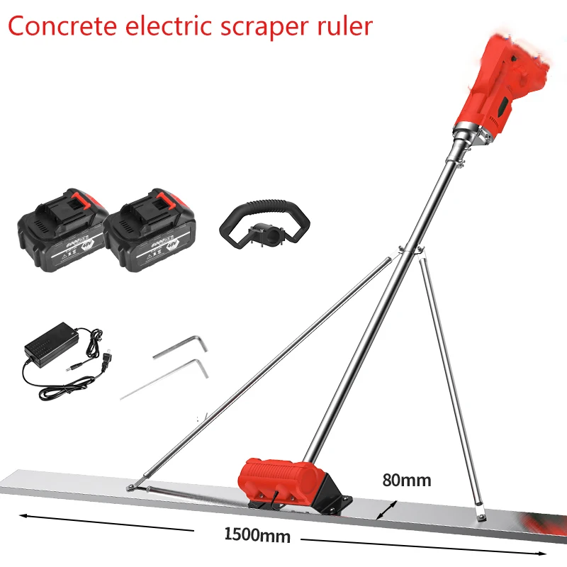 150cm-Electric-Concrete-Polisher-Level-Floor-Vibration-Ruler-Mortar ...