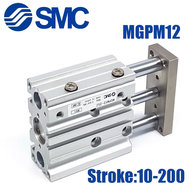 Compact Guide Cylinder SMC MGPM12 MGPM12-10Z MGPM12-20Z MGPM12-30Z ...