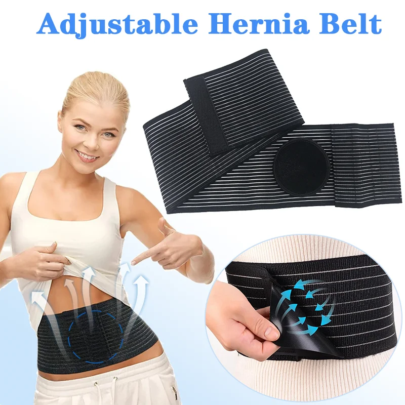 Adjustable Hernia Belt for Men Women, Abdominal Binder Support Belt for ...