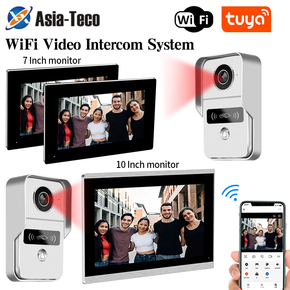 1080P-7-Inch-WiFi-Video-Intercom-TUYA-Smart-Home-APP-Video-Door-Phone ...