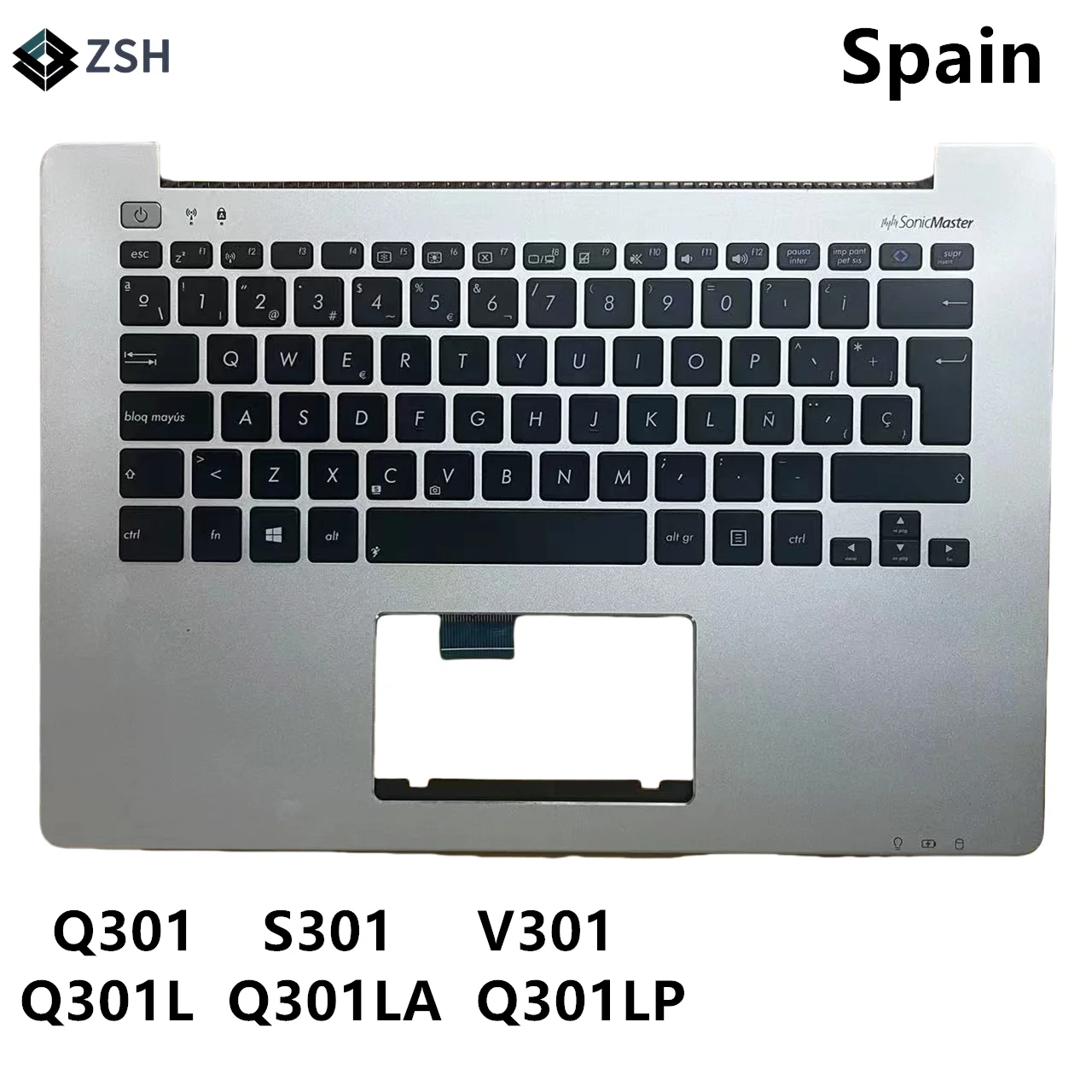 SP-Spanish-keyboard-for-Asus-Vivobook-Q301-Q301L-Q301LA-Q301LP-S301L ...