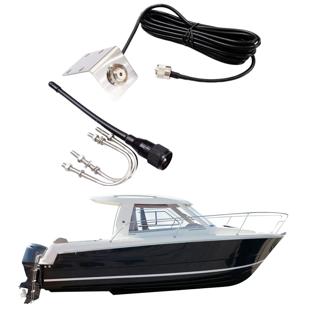 Antenne-marine-en-caoutchouc-VHF-156-163Mhz-m-t-tanche-avec-c-ble-RG-58 ...