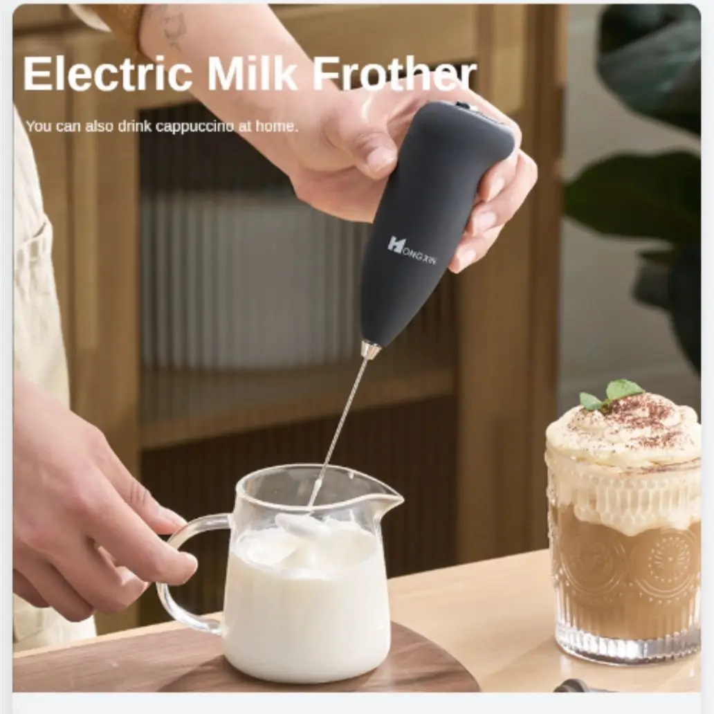 Mini Electric Milk Foamer Blender Wireless Coffee Whisk Mixer Handheld ...