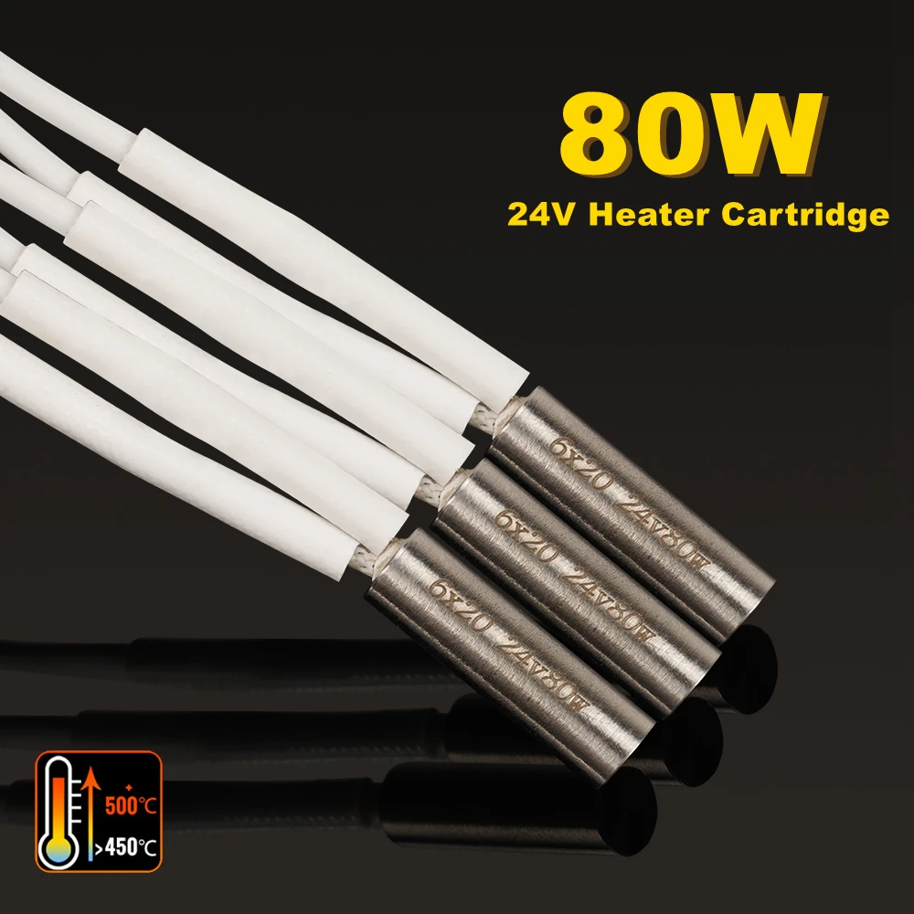Torlipy New 24v 80w Heater Cartridge High Temperature Quick Heating ...