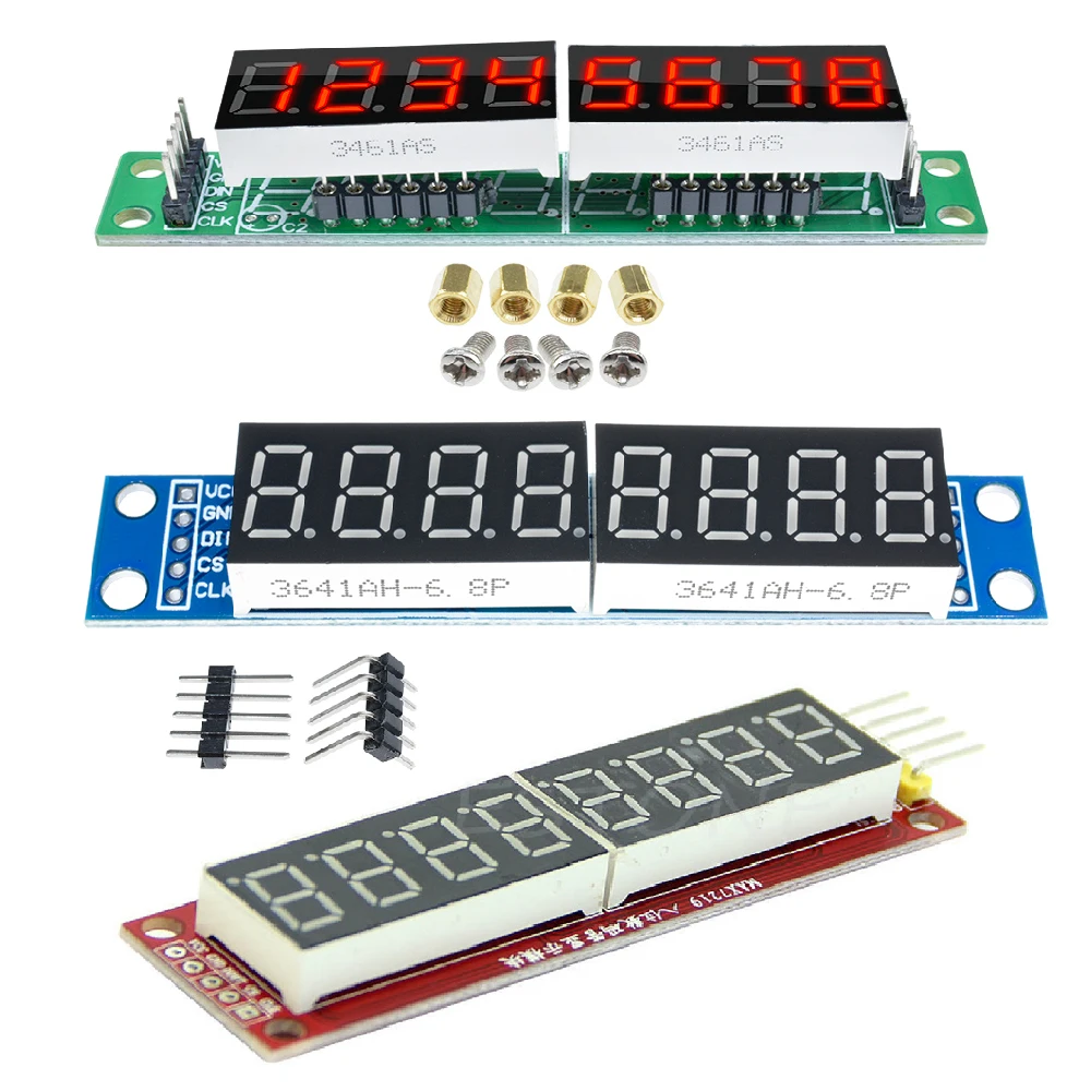 MAX7219-LED-Digital-Tube-Display-Module-Serial-Driver-Controller-para-Arduino-microcontrolador-8 ...