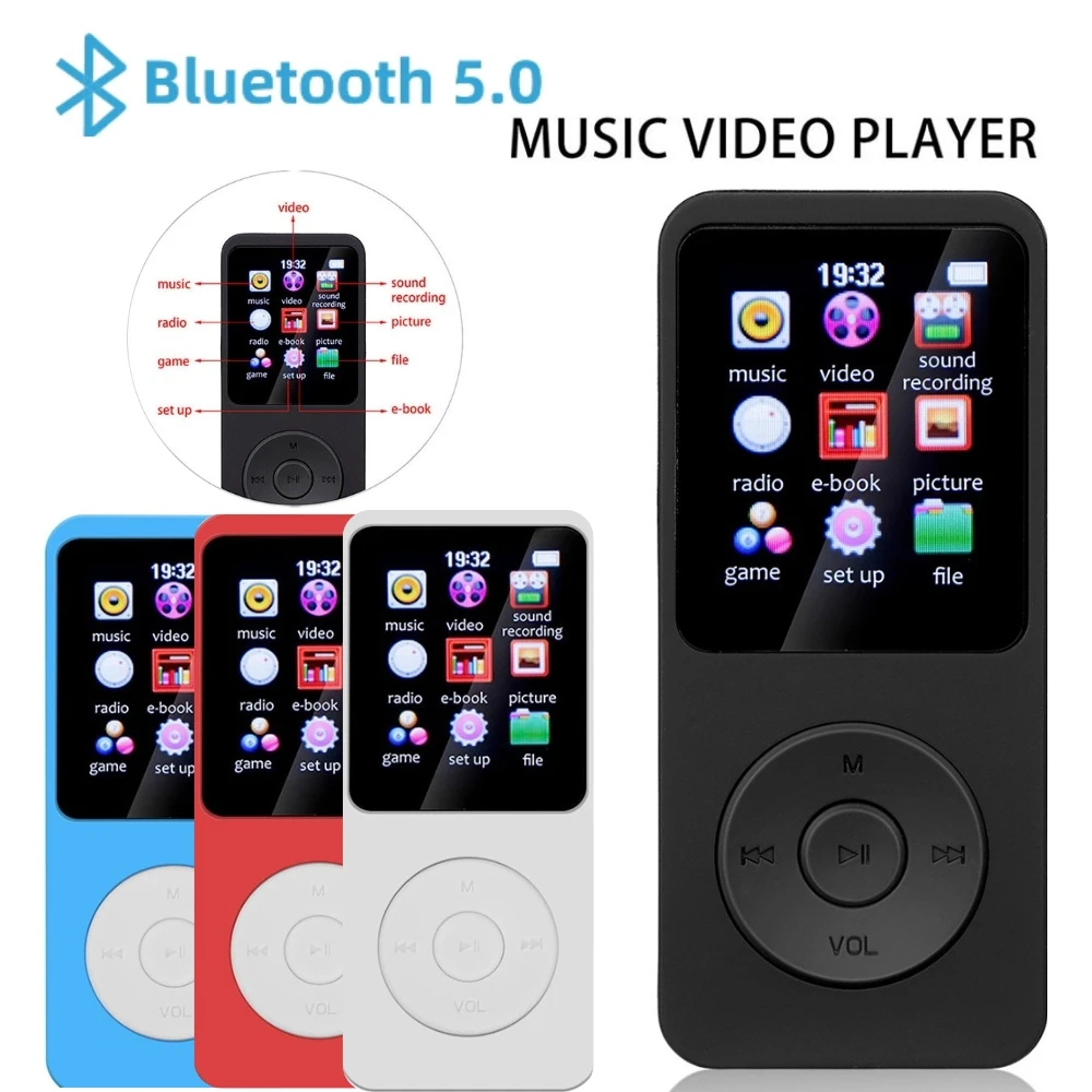 1-8-inch-Mini-MP3-MP4-Player-Color-Screen-Bluetooth-Compatible-5-0 ...