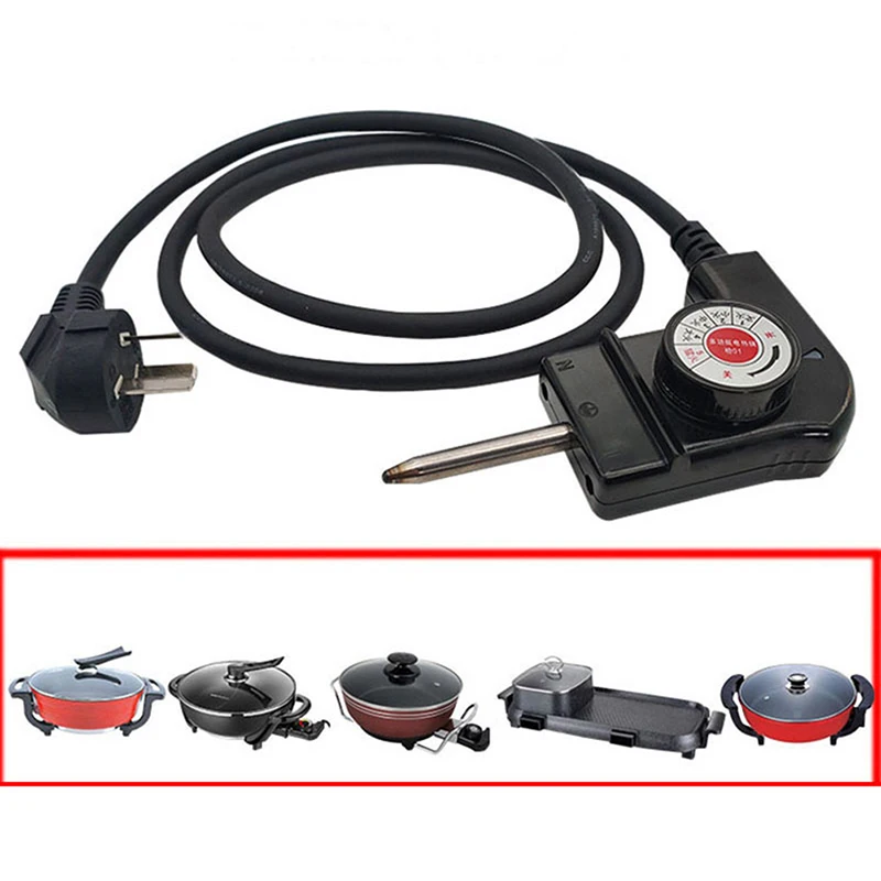 Electric-Cooker-Power-Cord-Temperature-Control-Plug-Of-Electric-Hot-Pot ...