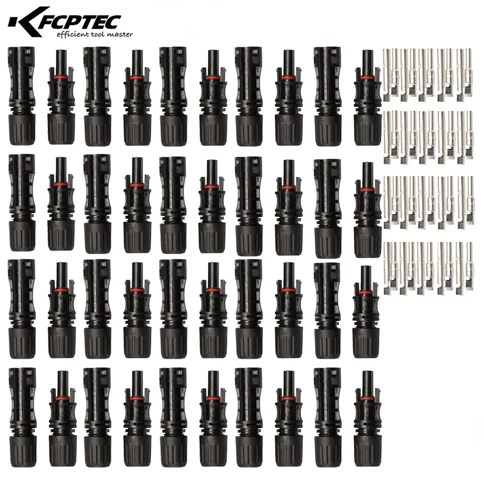 30A 1500V Photovoltaic PV Connectors Male Female Solar Terminals IP67 ...