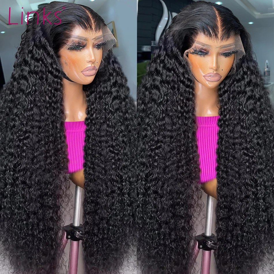 Hd-Deep-Wave-13x6-Lace-Frontal-Wig-30-40-Inch-250-Curly-360-Lace-Front ...