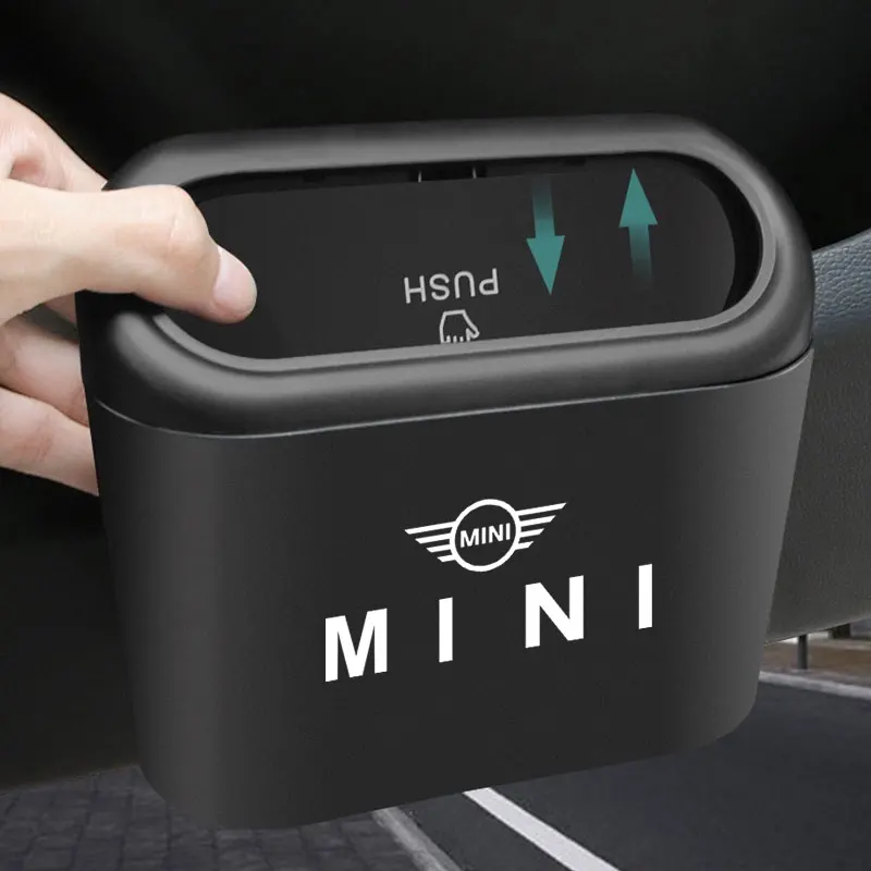 Portable-Car-Trash-Can-Hanging-Mini-Vehicle-Garbage-With-Lid ...