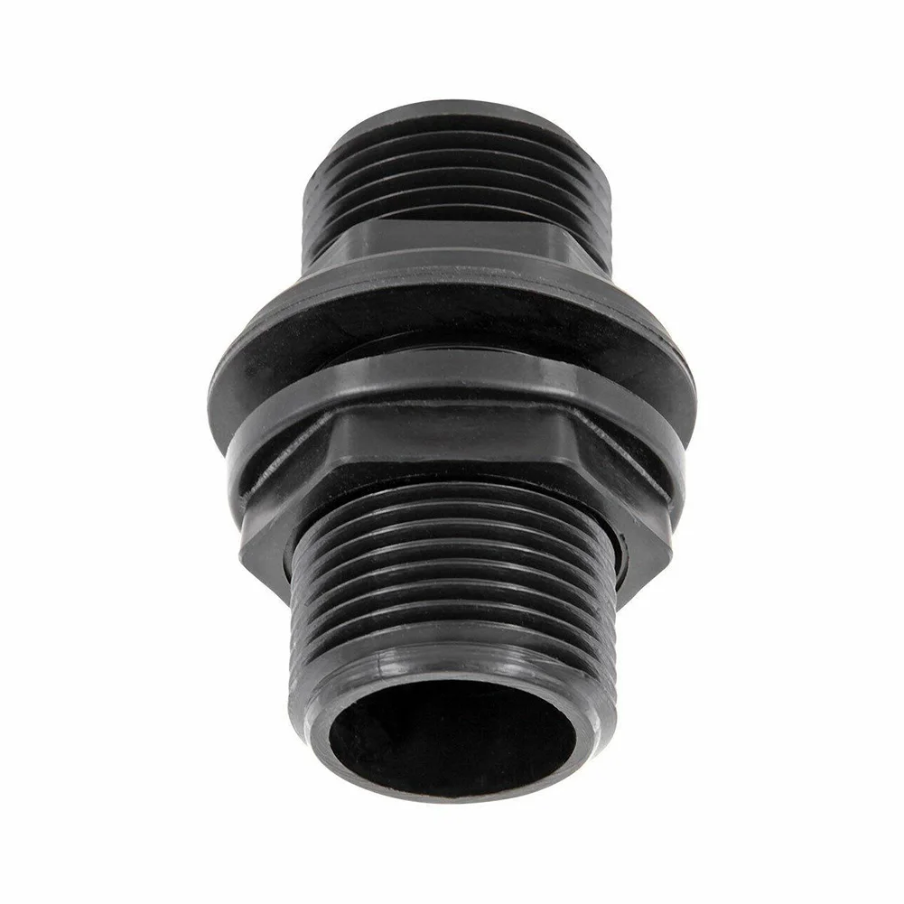 1Pcs PP Tank Bushing Threaded Fitting Flange Connection External Thread ...