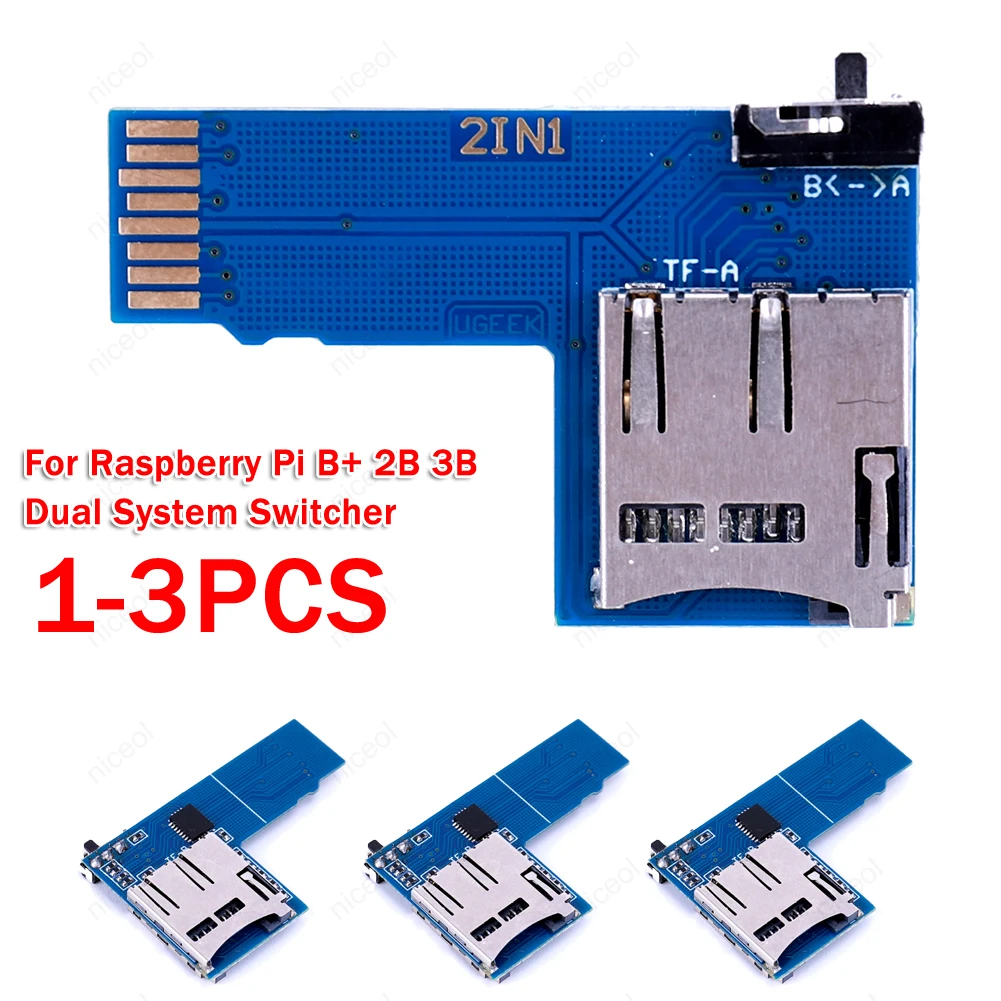 2-in-1 Dual System Switcher Micro SD/TF Card Memory Storage Board Micro ...