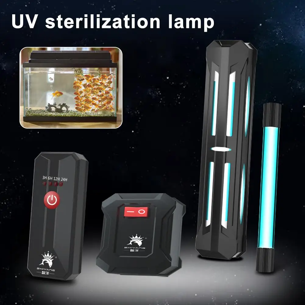 9W-13W-UV-Aquarium-Clean-Light-220V-Submersible-Waterproof-Algae ...