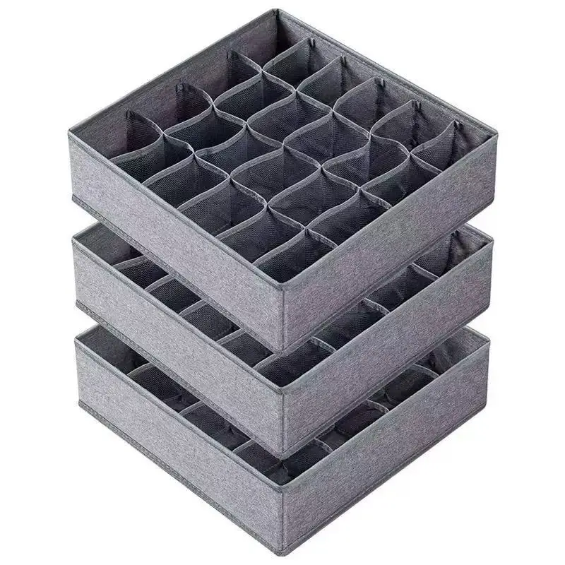 1pc Drawer-type cation grid storage box, foldable organizing box ...