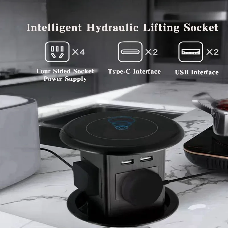 Intelligent-Hydraulic-Lifting-Socket-Automatic-Pop-Up-with-Universal-US ...