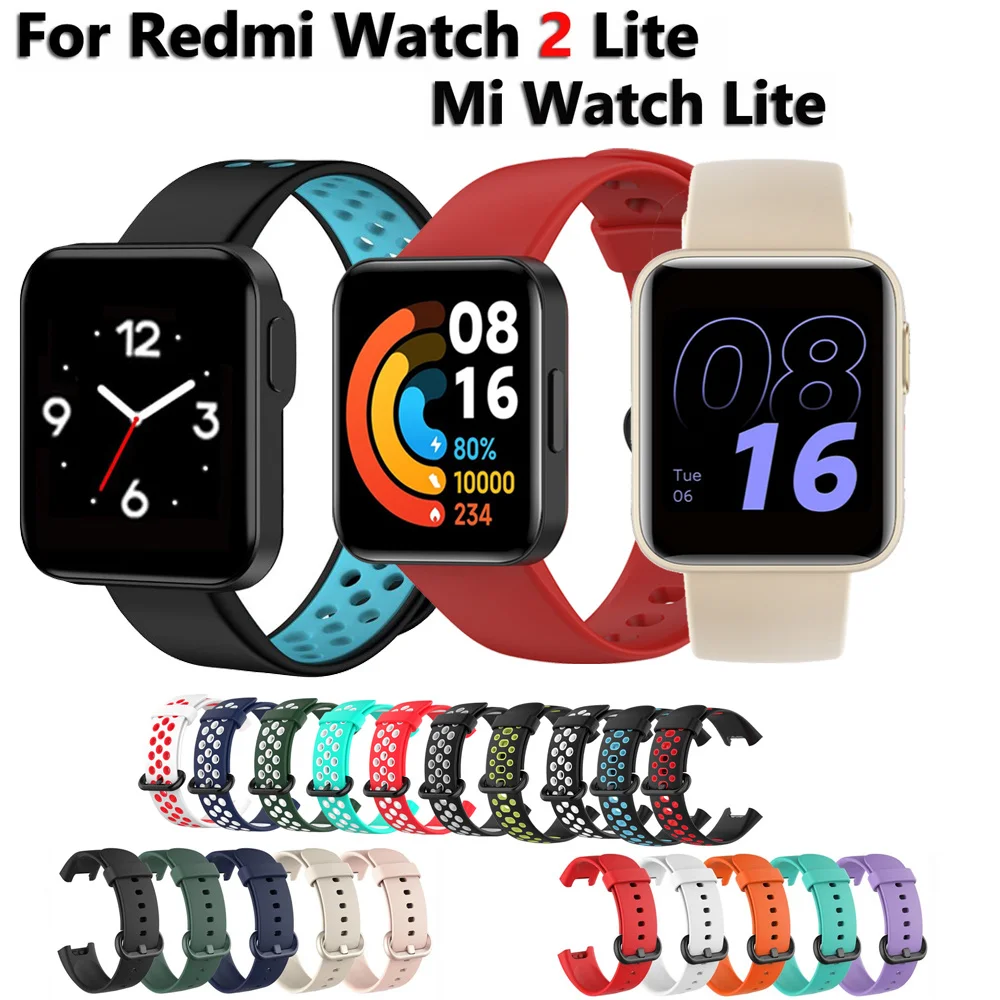 Silicone-Strap-For-Redmi-Watch-2-Lite-Strap-Smart-Watch-Replacement ...