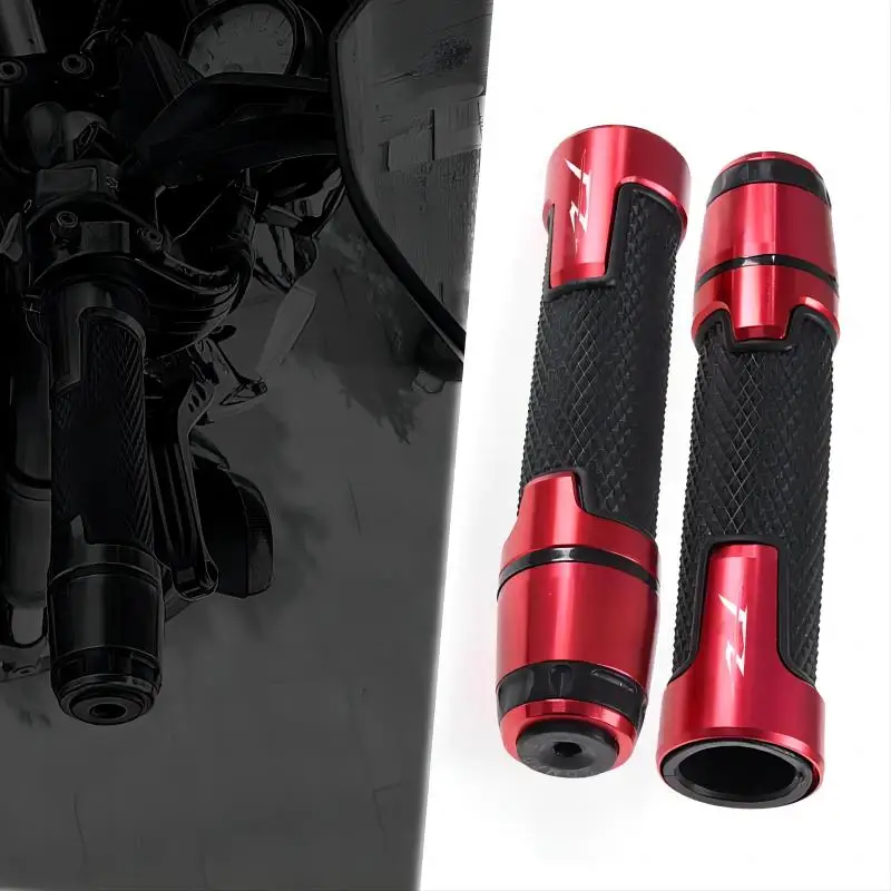 Motorcycle-Universal-7-8-22mm-Handlebar-Grips-Ends-Handle-Caps-Hand-Bar ...