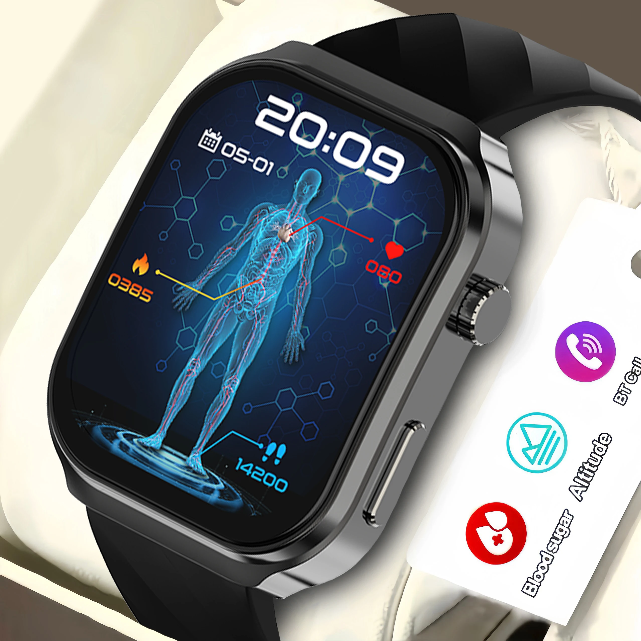 Smartwatch-U13-com-Monitoramento-de-Frequ-ncia-Card-aca-e-Press-o-Arterial-Smartwatch-Masculino ...