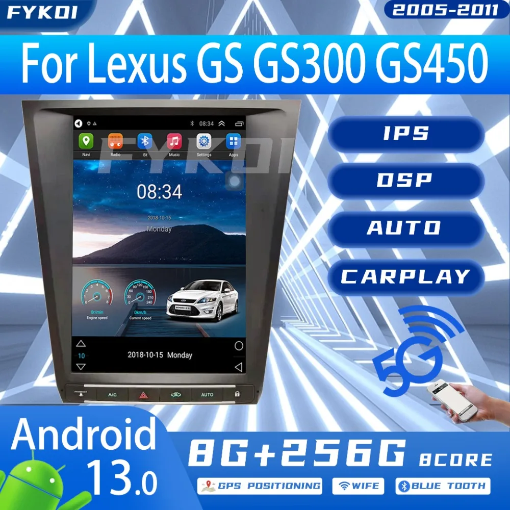 FYKOI-Car-Radio-For-Lexus-GS-GS300-GS450-2005-2011-Automotive ...