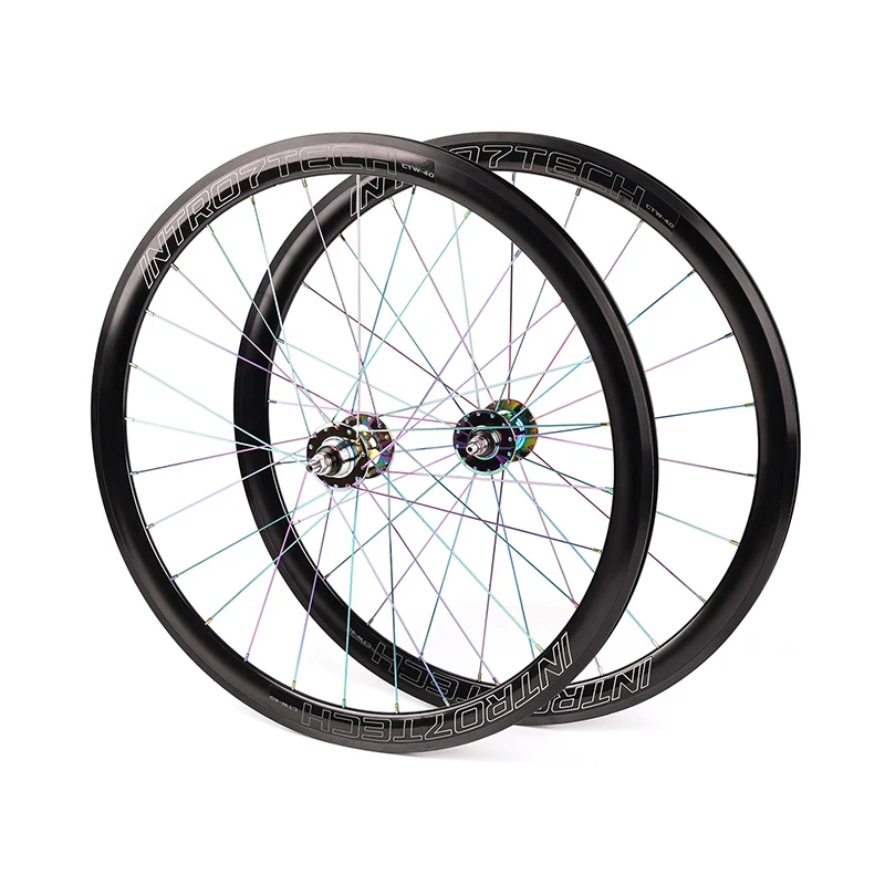 POLSO-Fixed-Gear-Bike-Wheelset-Aluminum-Alloy-Front-and-Rear-Fixie ...