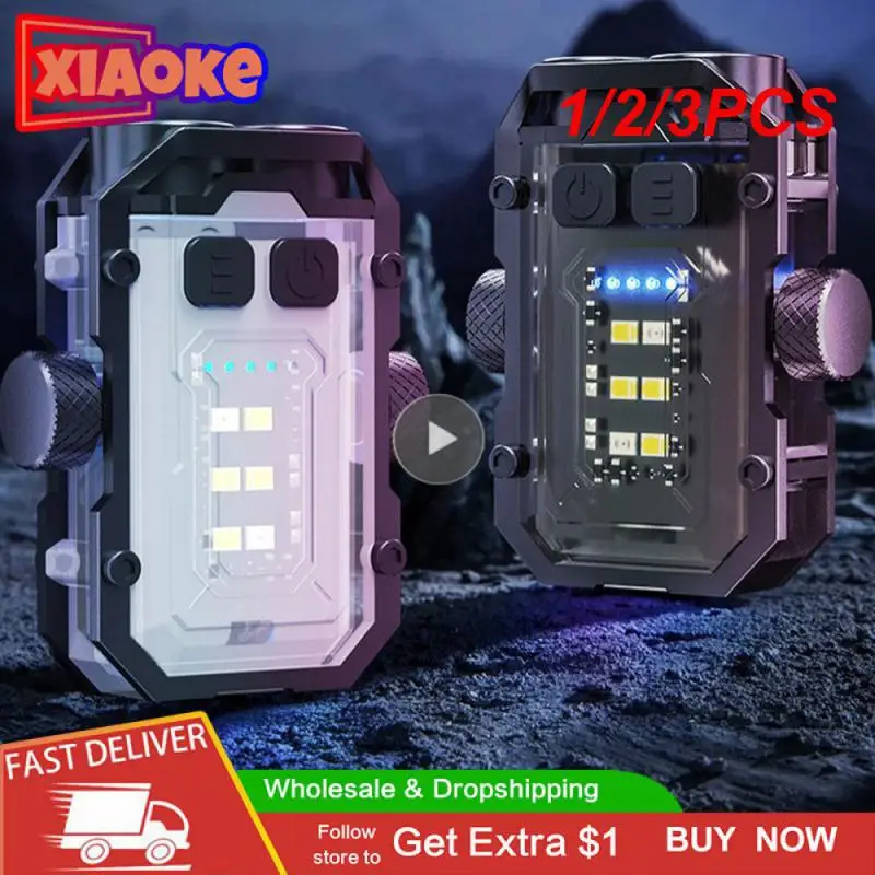 1-2-3PCS-Powerful-Long-Lasting-Battery-Life-Life-Waterproof-Rotate-To ...