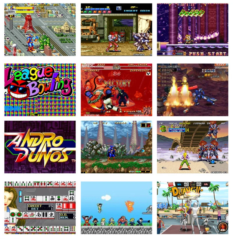 Classic Video Game Collage