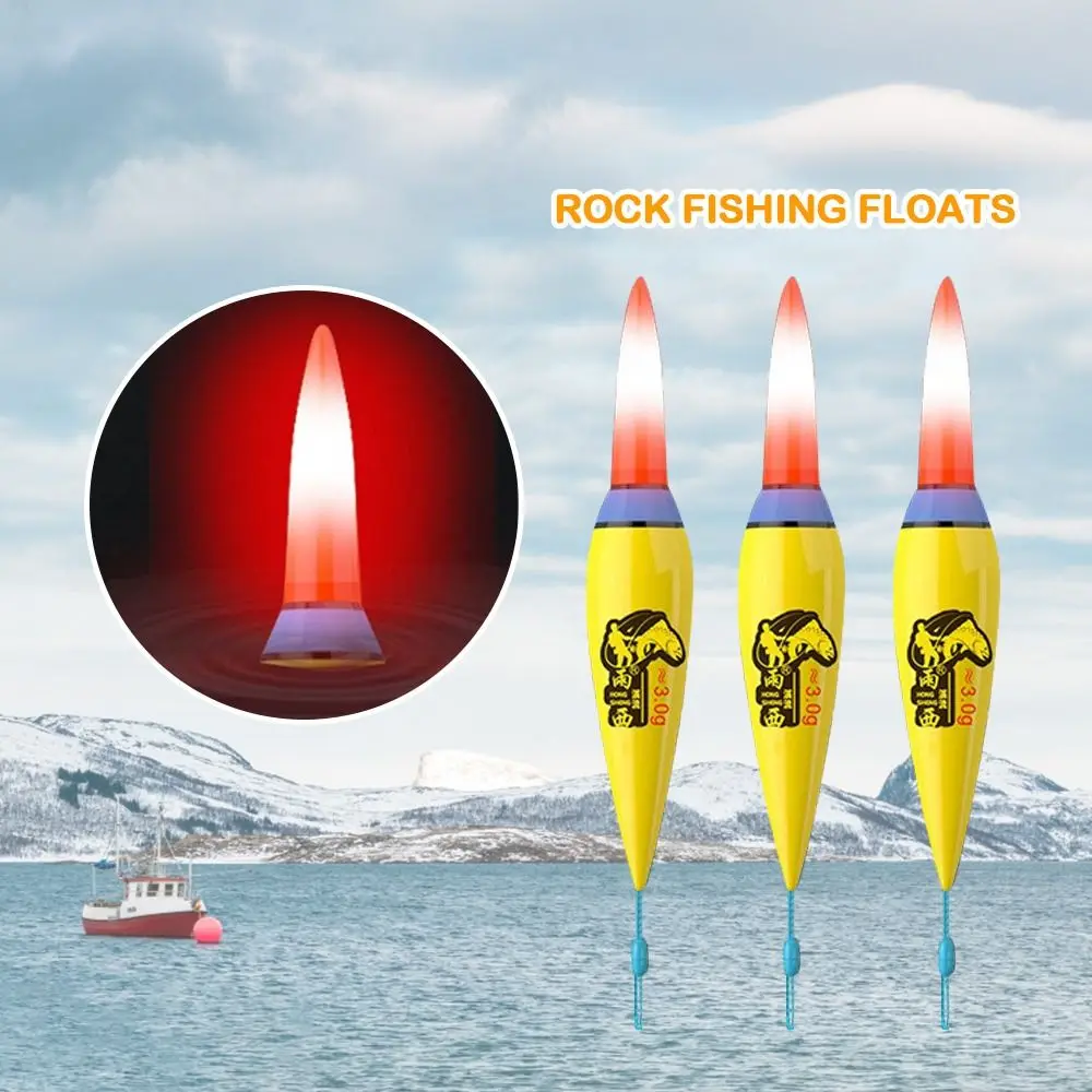 2PCS Led Electronic Fishing float Indicator Slip Drift Tube Light Float ...